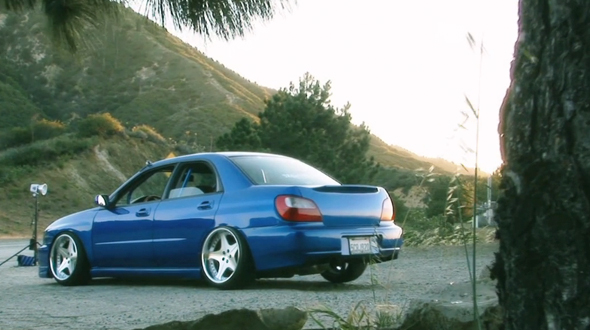 Stanced Subaru Wrx