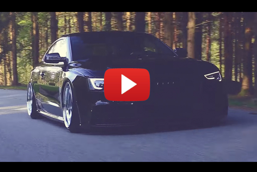 Bagged Audi RS5 on RAD48s | Fast Car