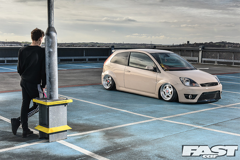 Stanced Ford Fiesta