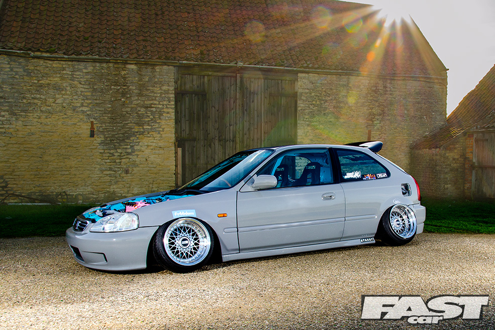STANCED HONDA CIVIC EK | Fast Car