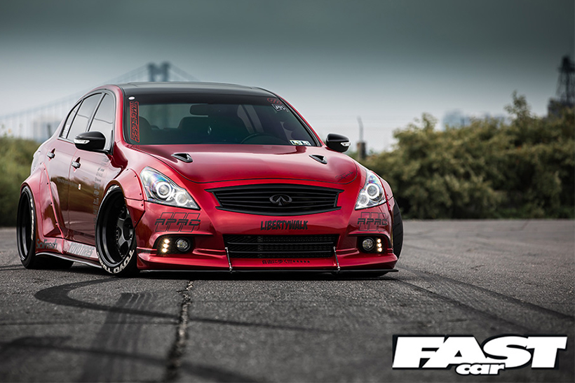 SUPERCHARGED LIBERTY WALK INFINITI G37 | Fast Car