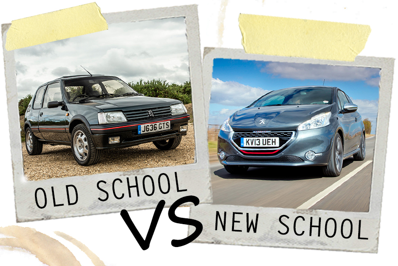 OLD SCHOOL VS NEW SCHOOL: PEUGEOT 205 GTI 1.9 VS PEUGEOT 208 GTI | Fast Car