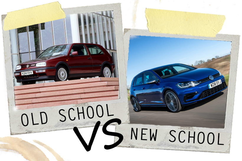OLD SCHOOL VS NEW SCHOOL: MK3 VW GOLF VR6 VS MK7 VW GOLF R | Fast Car