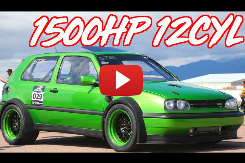 1500BHP TWIN VRG ENGINED TWIN TURBO VW GOLF | Fast Car