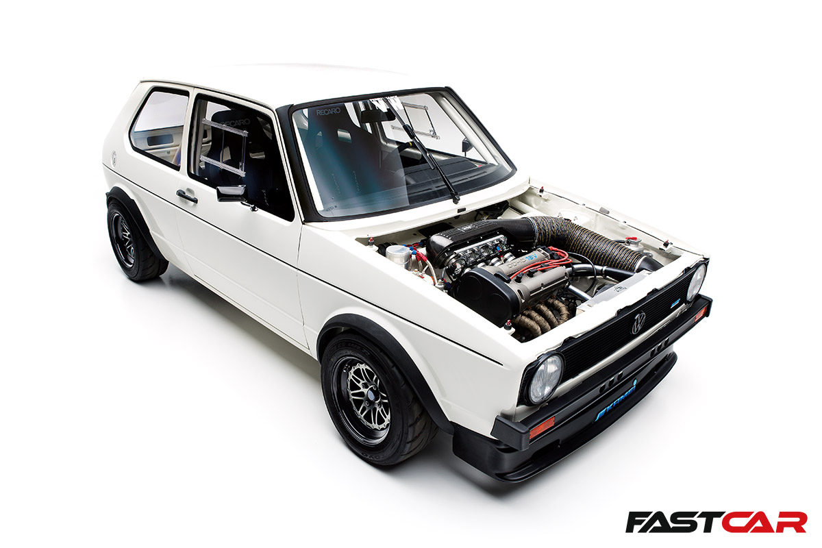 Modified Volkswagen Golf Mk1 1:18 Volkswagen Golf MK2 GTI Donkerrood