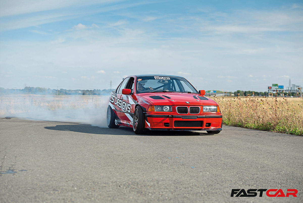 BMW E36 Drift Car With Turbocharged 1UZ V8 | Fast Car