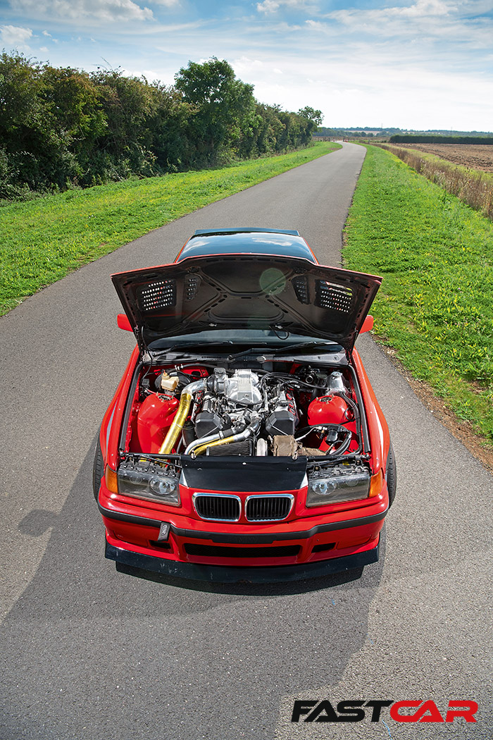 BMW E36 Drift Car With Turbocharged 1UZ V8 | Fast Car