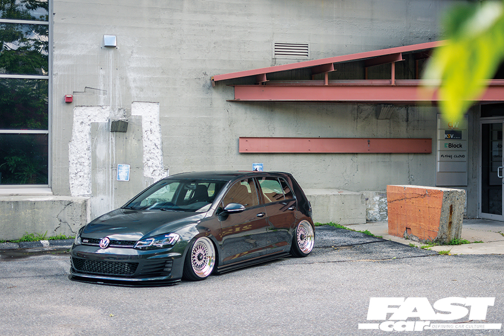 Modified Mk7 Golf GTI on Air | Deliberate Joy | Fast Car