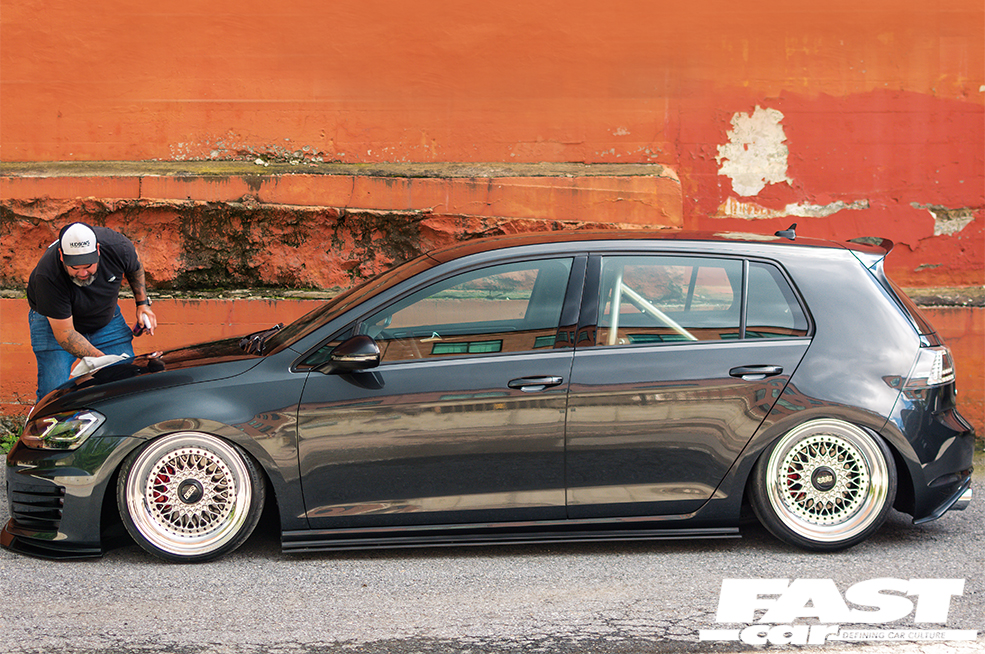 Modified Mk7 Golf GTI on Air | Deliberate Joy | Fast Car