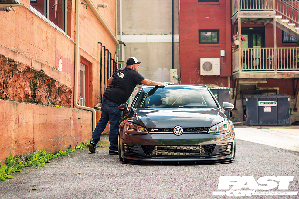 Modified Mk7 Golf GTI on Air | Deliberate Joy | Fast Car