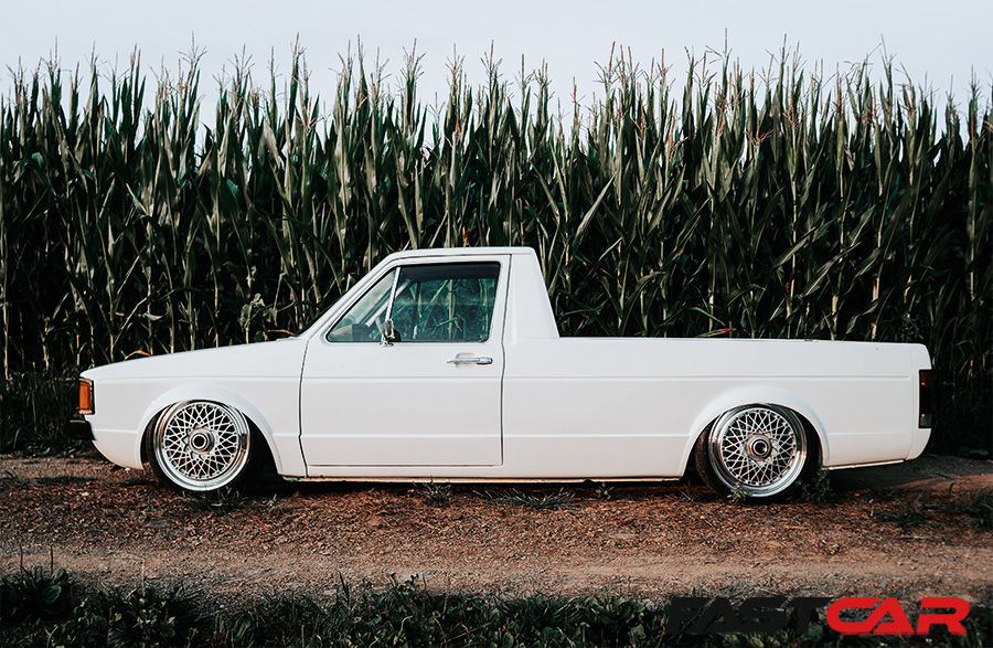 Modified VW Rabbit Pickup | Mk1 Caddy On Air | Fast Car