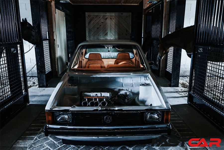 Modified VW Rabbit Pickup | Mk1 Caddy On Air | Fast Car