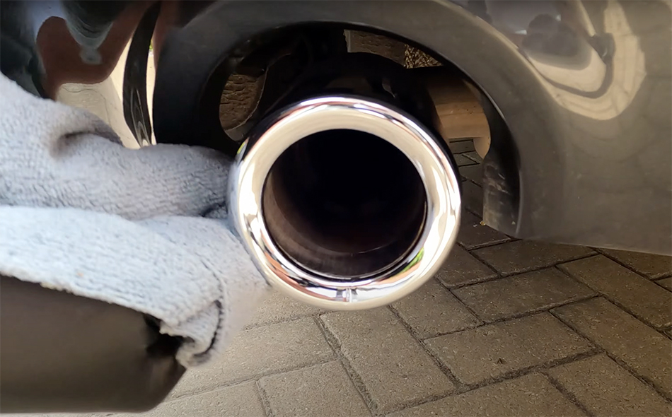 How To Clean Exhaust Tips | Fast Car
