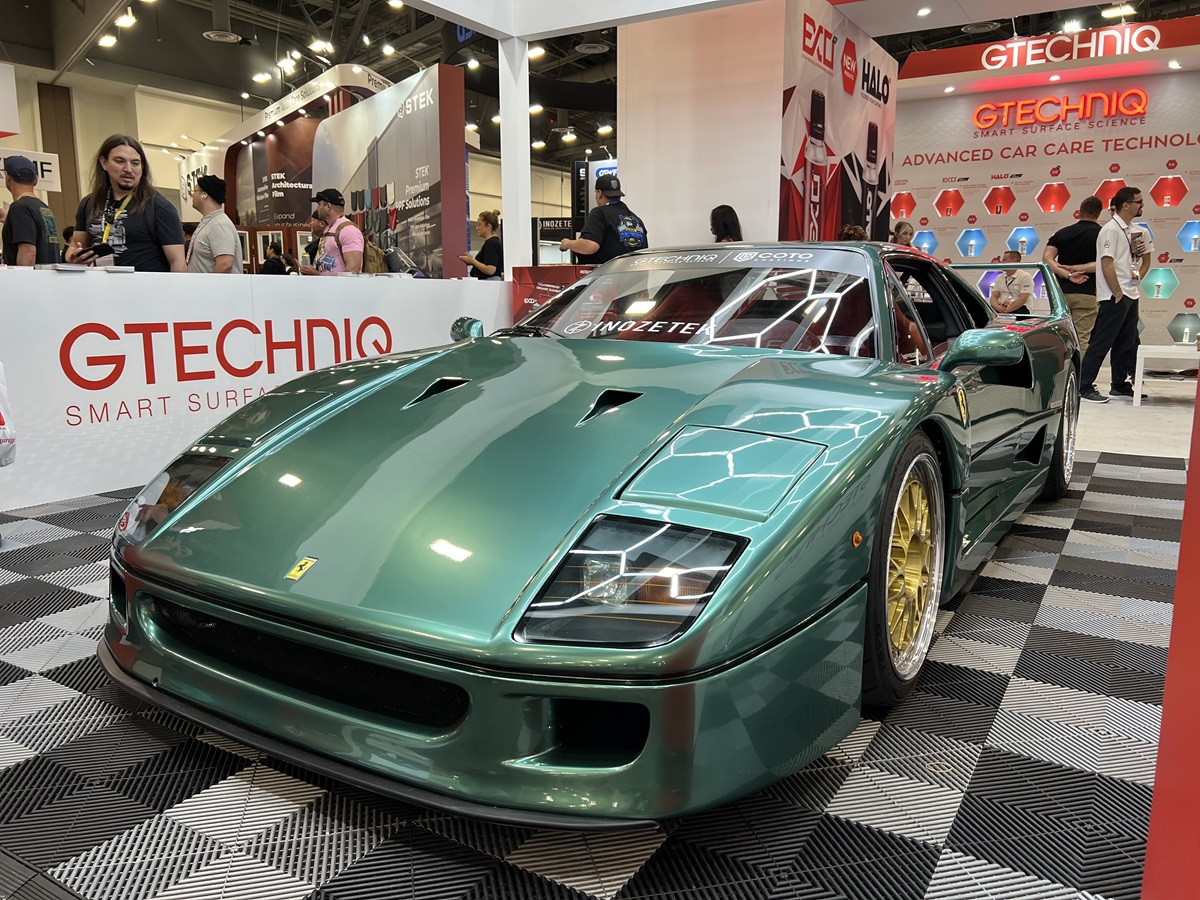 Modified Ferrari F40 Sits Pretty With Gtechniq At SEMA | Fast Car