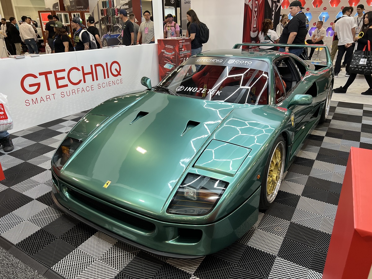 Modified Ferrari F40 Sits Pretty With Gtechniq At SEMA | Fast Car