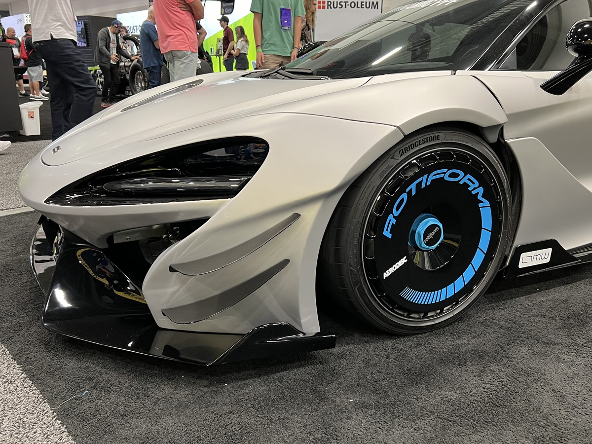 Alex Choi McLaren 720S Headlines Inozetek SEMA Stand | Fast Car