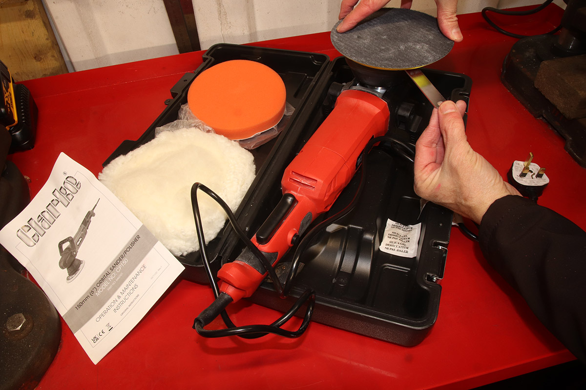 Clarke CP150 Pro Dual Action Polisher & Sander | Fast Car