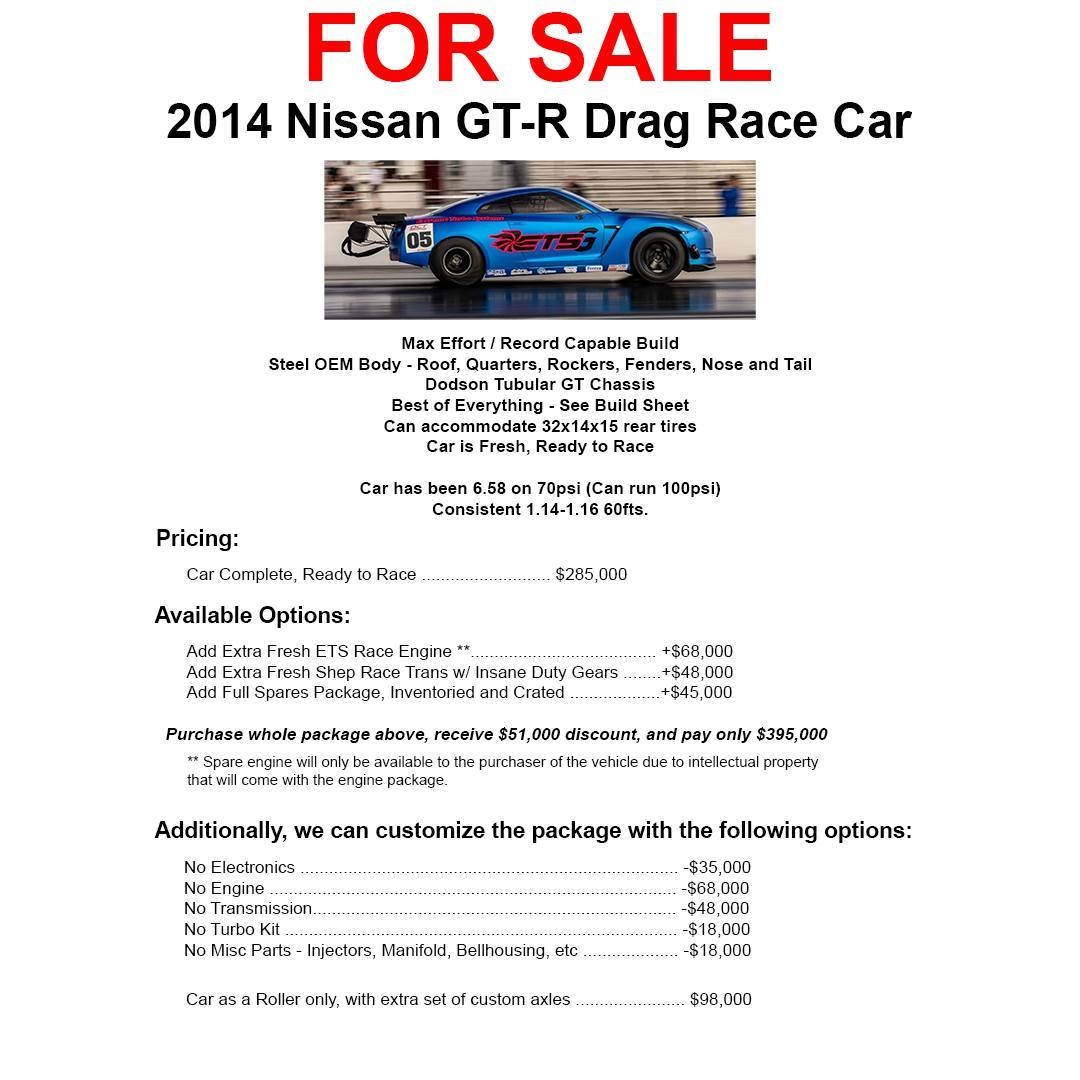 6-Second Nissan GT-R R35 Dragster For Sale | Fast Car