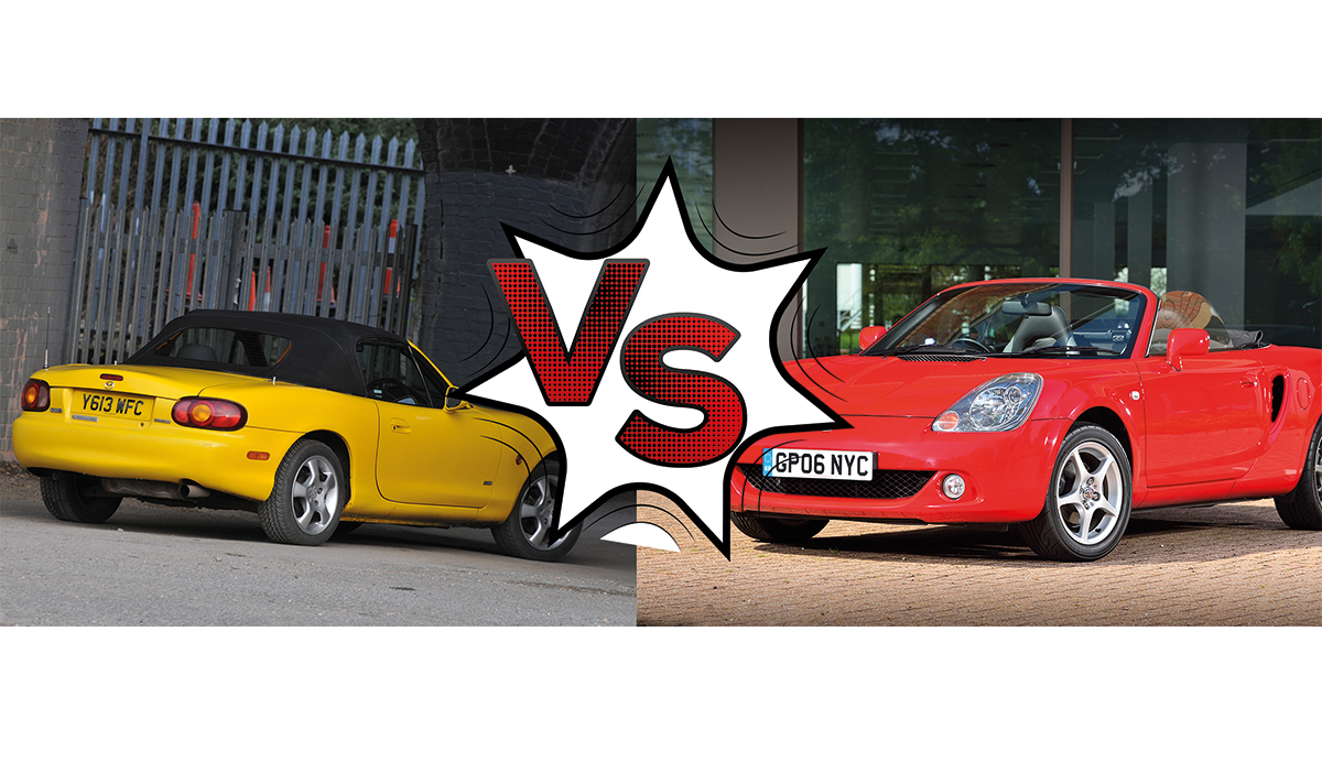 Mazda MX-5 Mk2 vs Toyota MR2 Mk3 | Fast Car