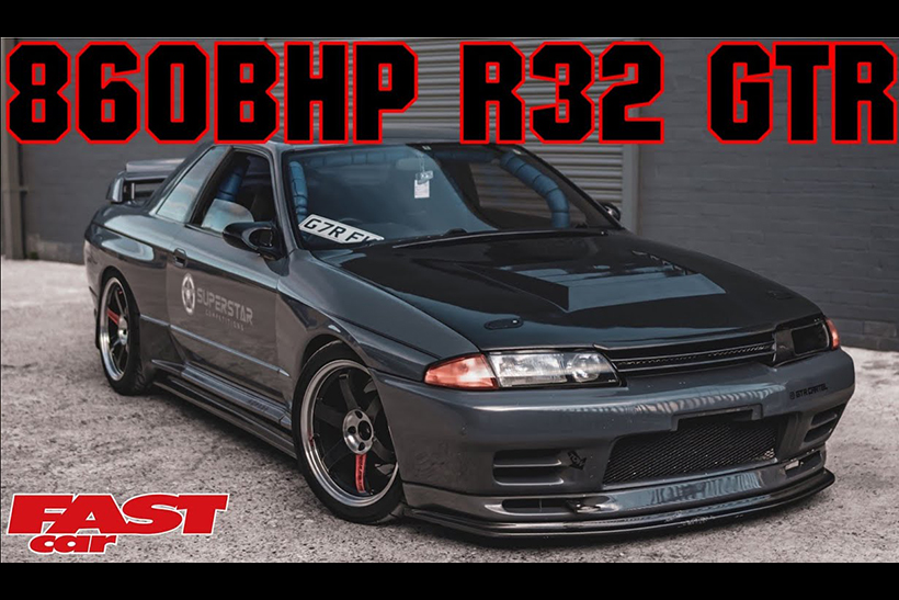 860BHP NISSAN SKYLINE R32 GT-R DRIVEN | Fast Car