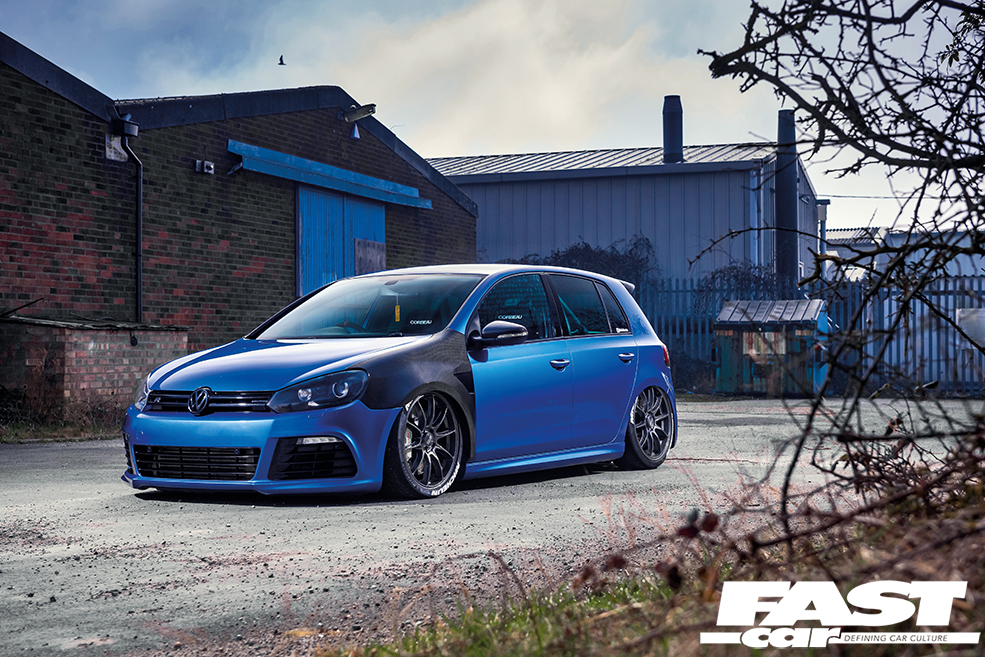 BAGGED GOLF R MK6: KREME OF THE STOP | Fast Car