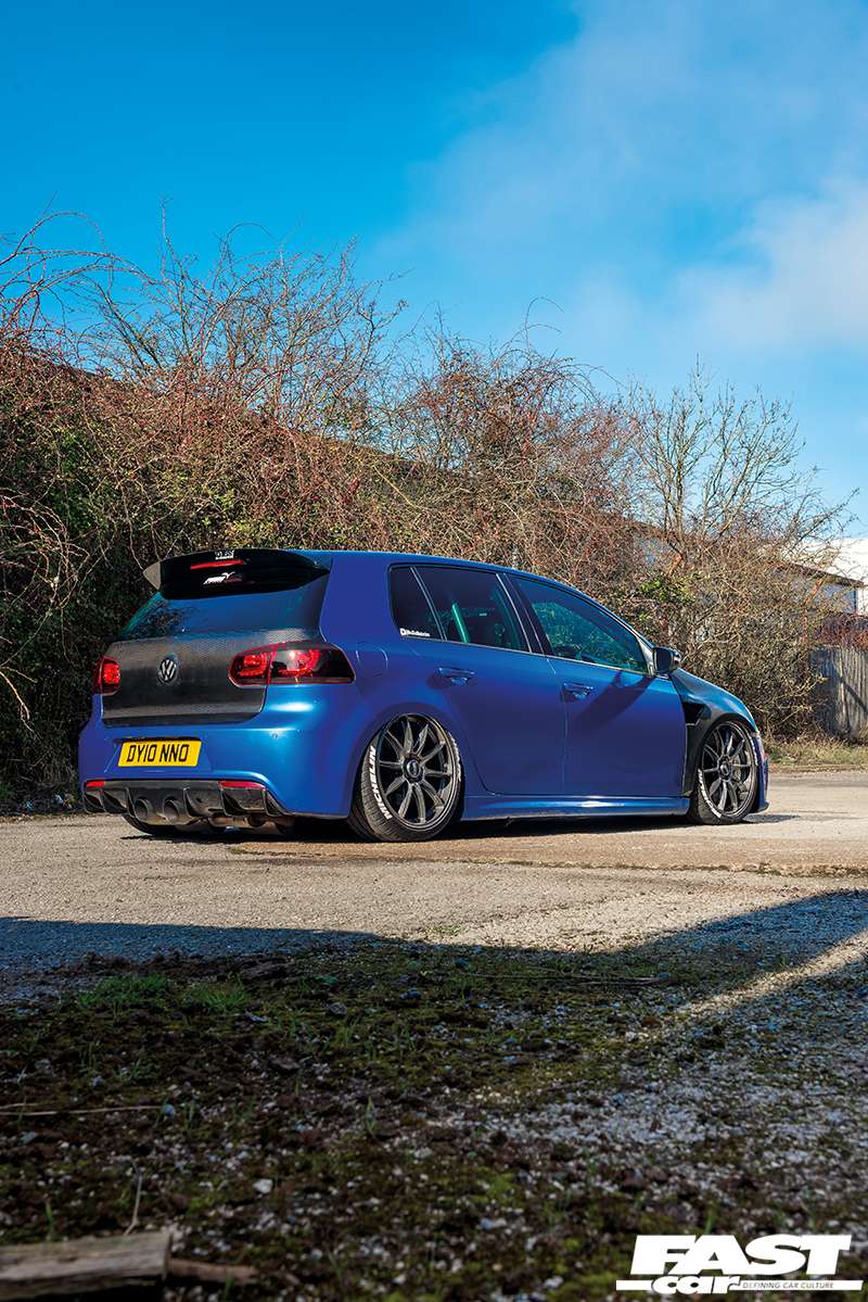 BAGGED GOLF R MK6: KREME OF THE STOP | Fast Car
