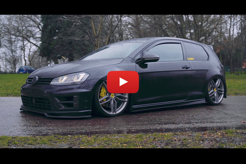 BAGGED VW GOLF R | Fast Car