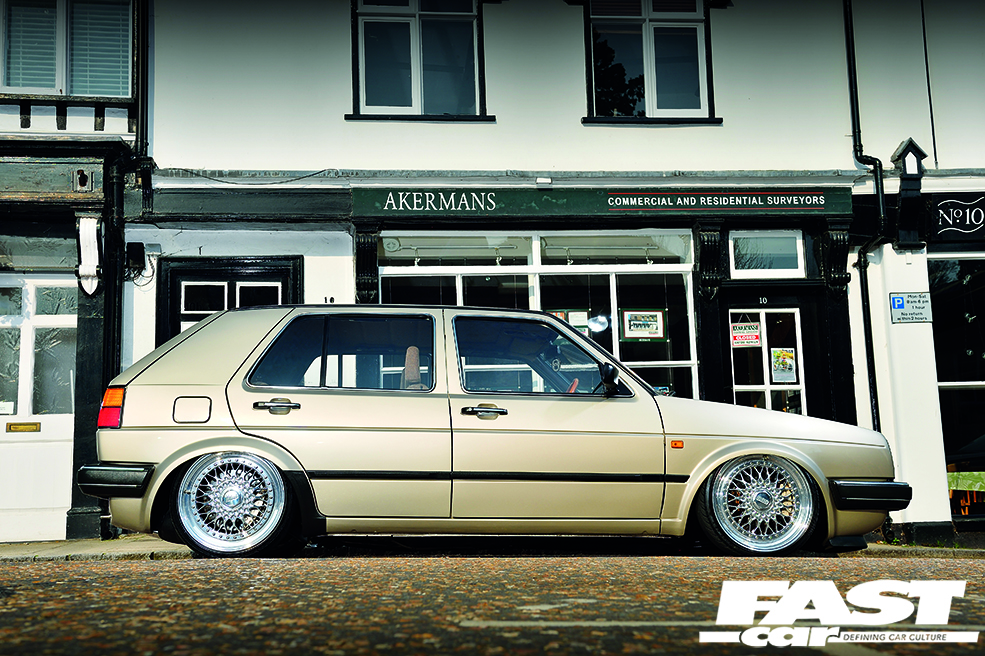 GRANDAD CHIC: MODIFIED VW GOLF MK2 | Fast Car